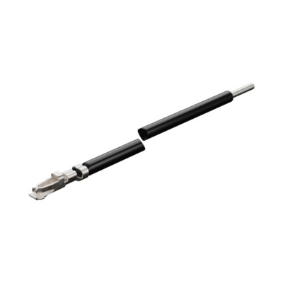Pre-Crimped Lead Micro-Lock Plus 2.0 Female-to-Pigtail, Matte Tin (Sn) Plating, 225.00mm Length, 22 AWG, Black for sale
