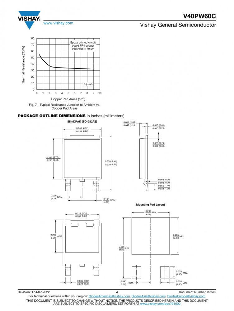 V40PW60C datasheet page 4