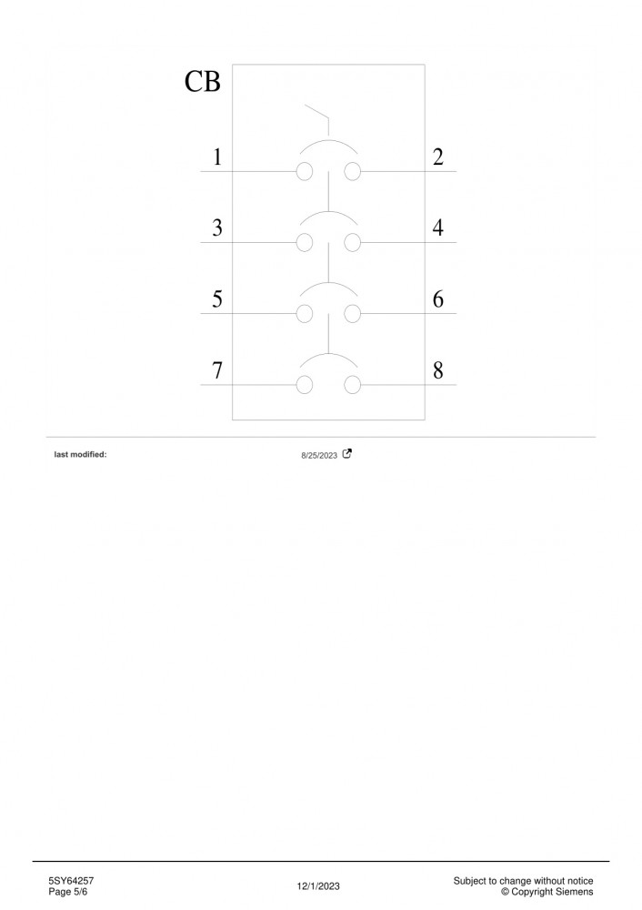5SY6425-7CC technical document page 5
