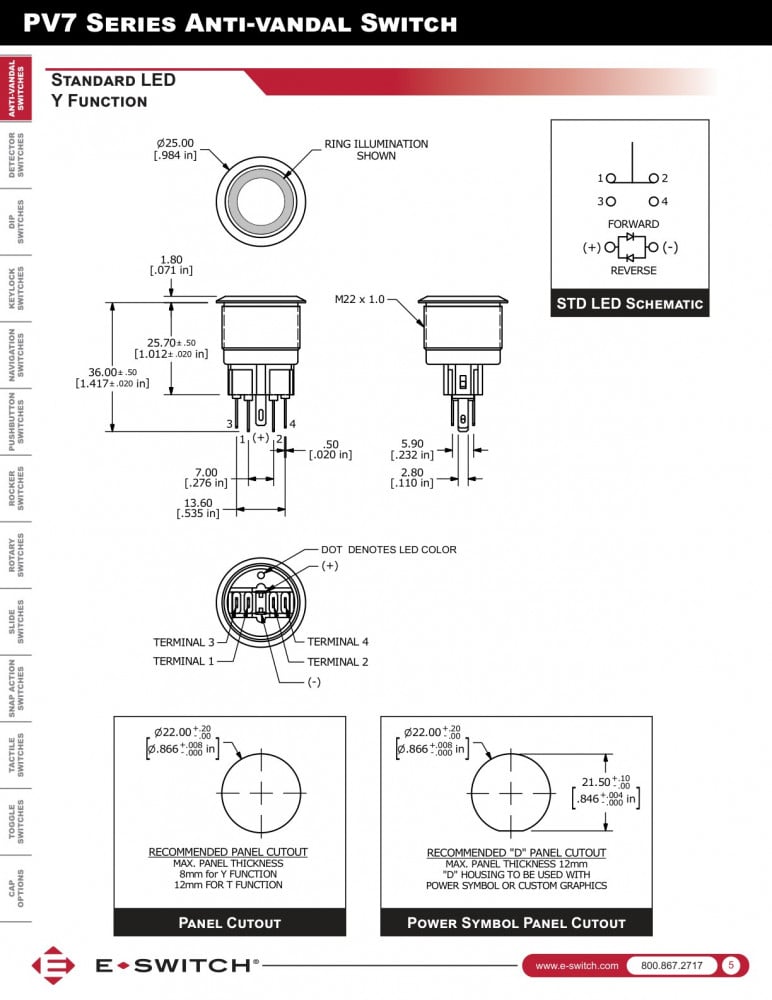 PV7 series datasheet page 5