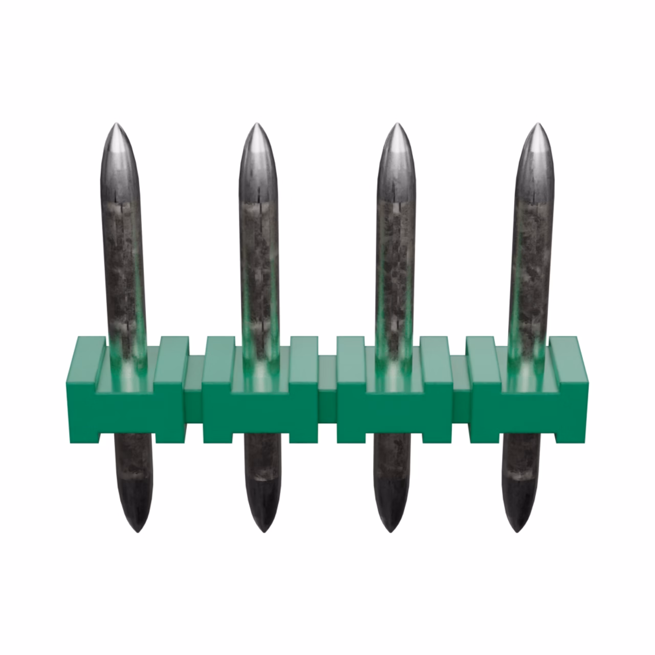 3.50mm Pitch Eurostyle Vertical PCB Pin Header, Breakable, 4 Circuits for sale