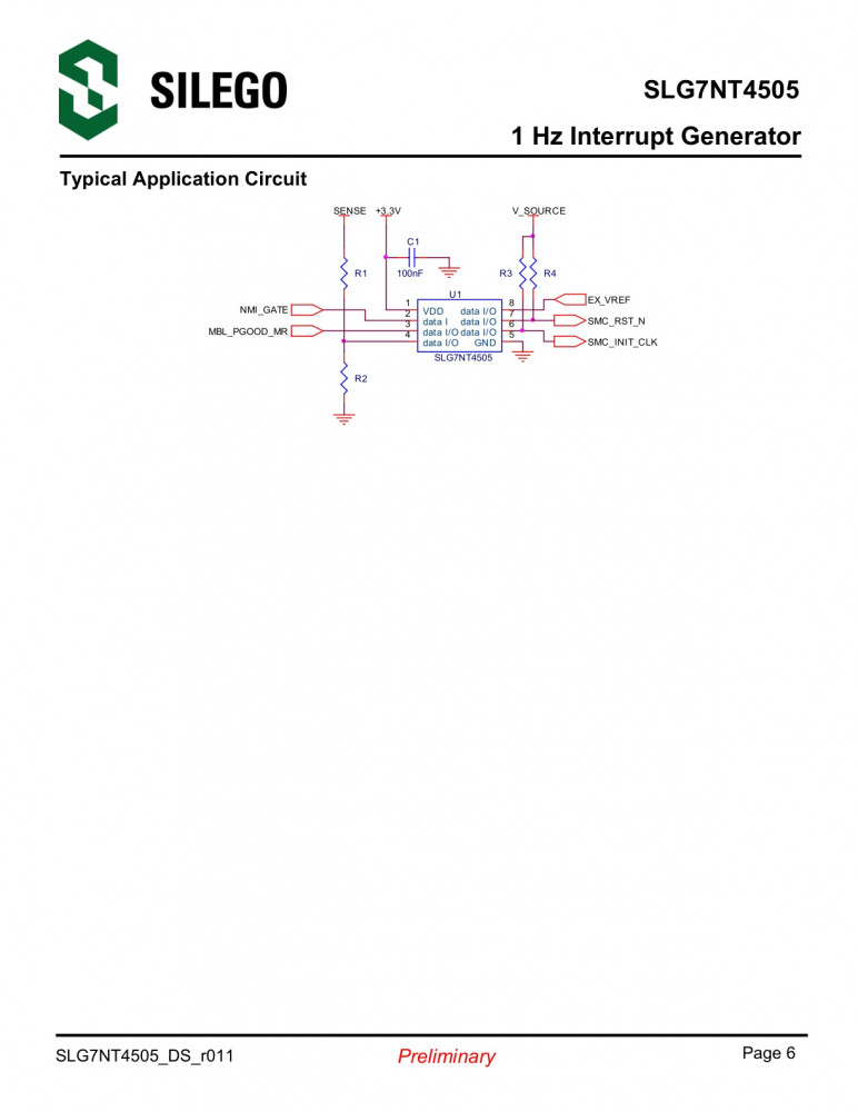 SLG7NT4505VTR datasheet page 6