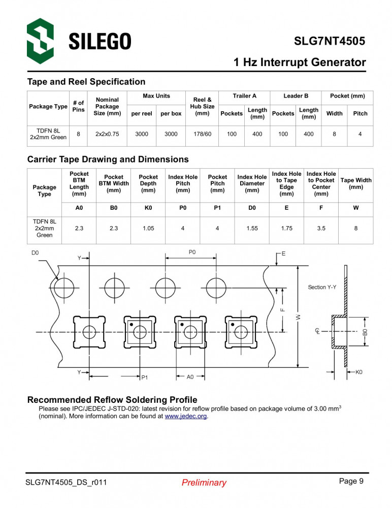 SLG7NT4505VTR datasheet page 9