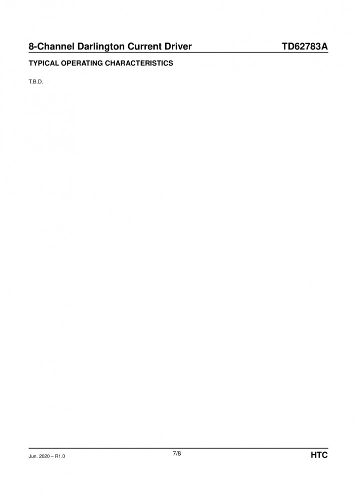 TD62783AD datasheet page 7