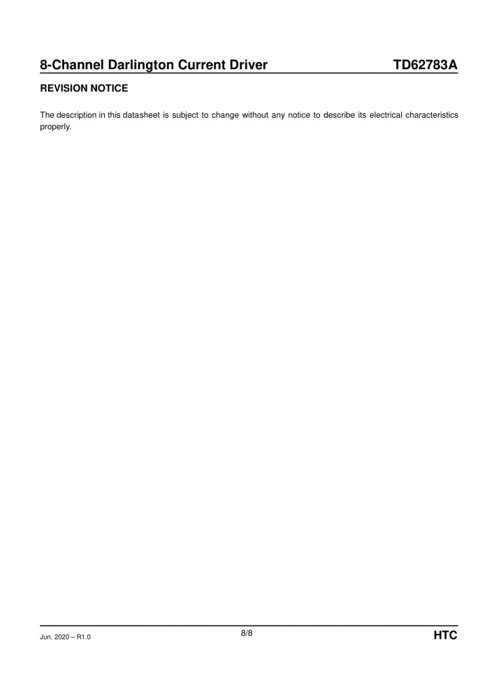 TD62783AD datasheet page 8