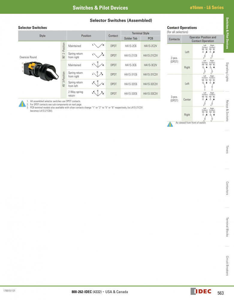 IDEC L6 technical document page 9