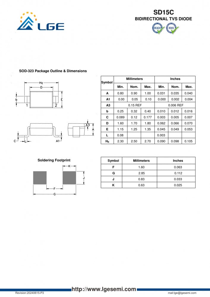 LGE SD15C datasheet page 3