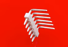 KK 254 Wire-to-Board Header, Single Row, Right-Angle, 3 Circuits, PA Polyamide Nylon, Gold (Au) Plating for sale