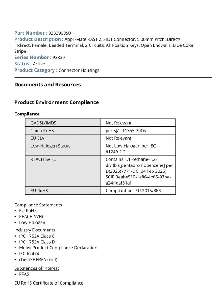 933390050 technical document page 1