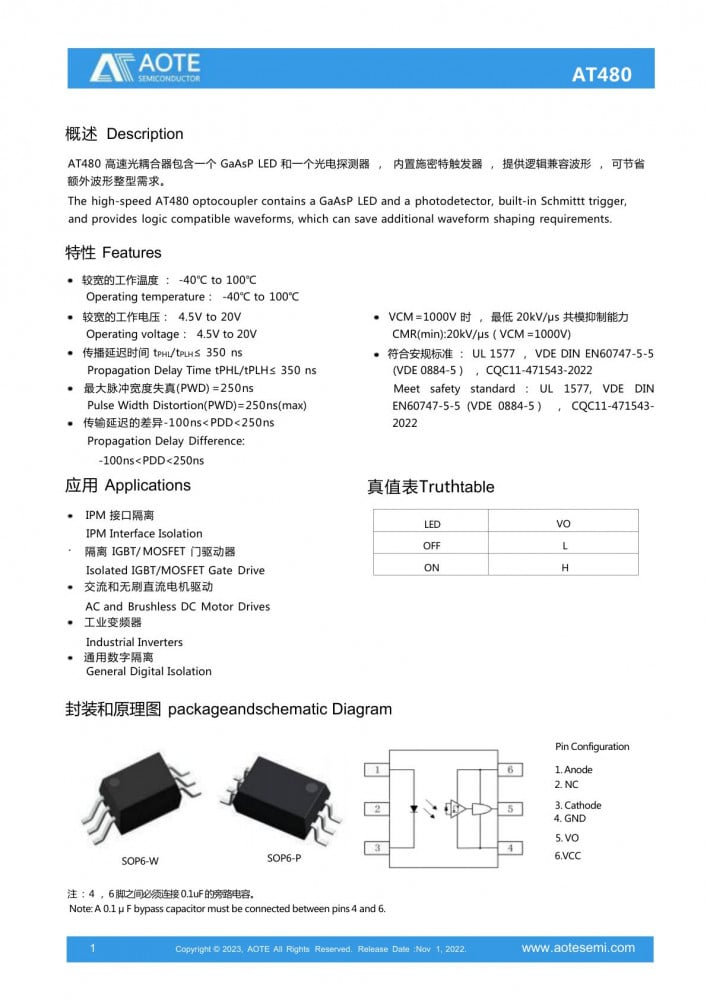 AT480 datasheet page 2