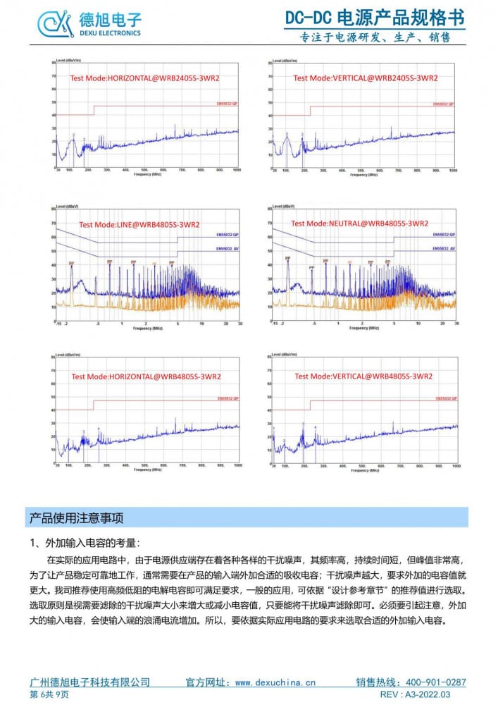 WRB S-3WR2 datasheet page 6
