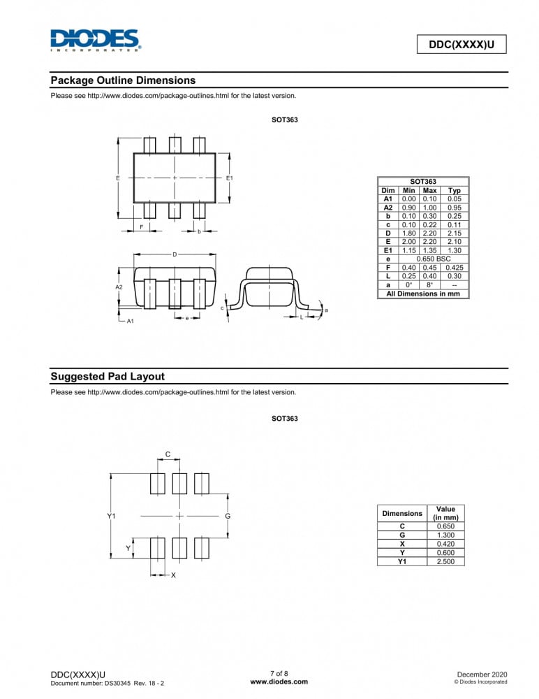 DDC114EUQ-7-F datasheet page 7