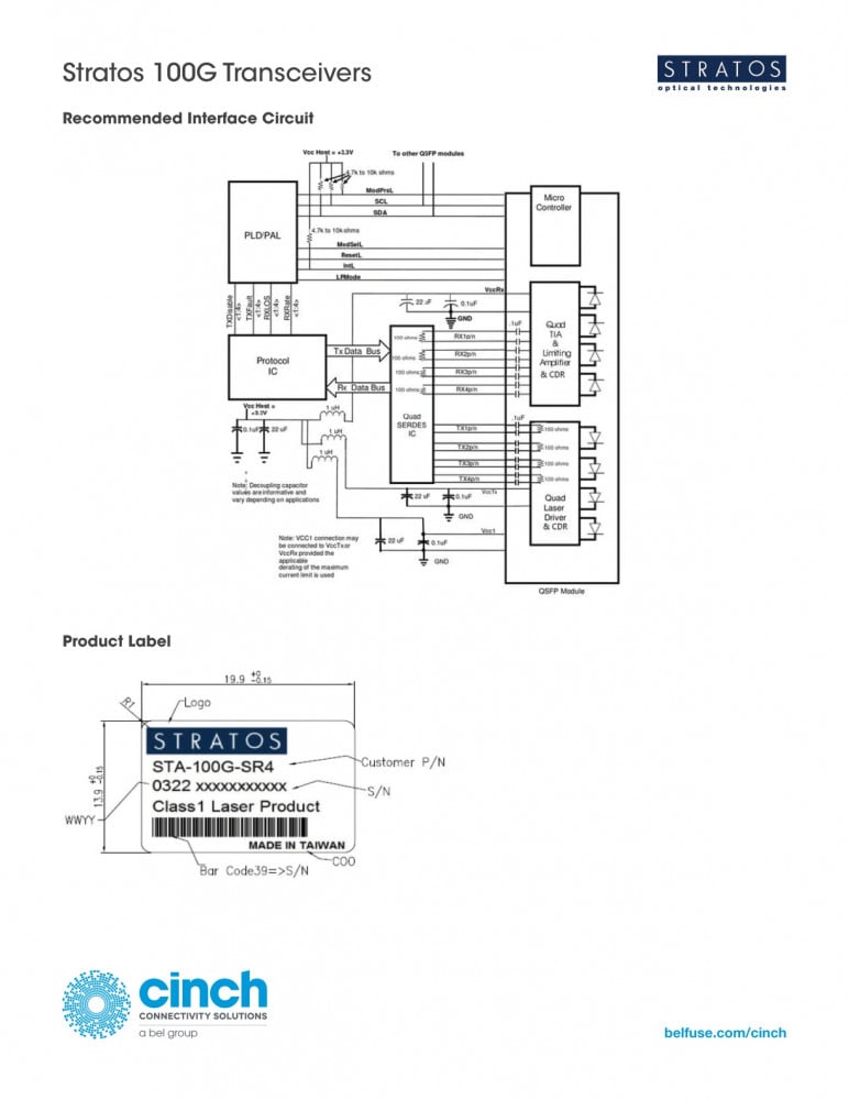 STA-100G-SR4 technical document page 6