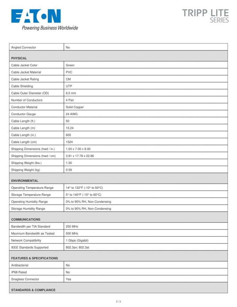 N201-050-GN technical document page 2
