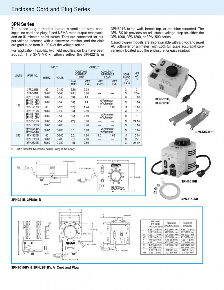 Variable transformer technical document page 2