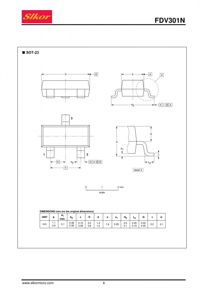 FDV301N datasheet page 5