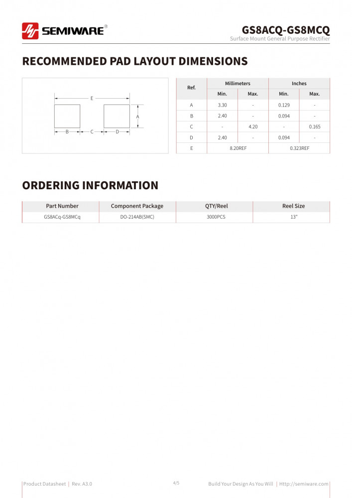 GS8MCQ datasheet page 4