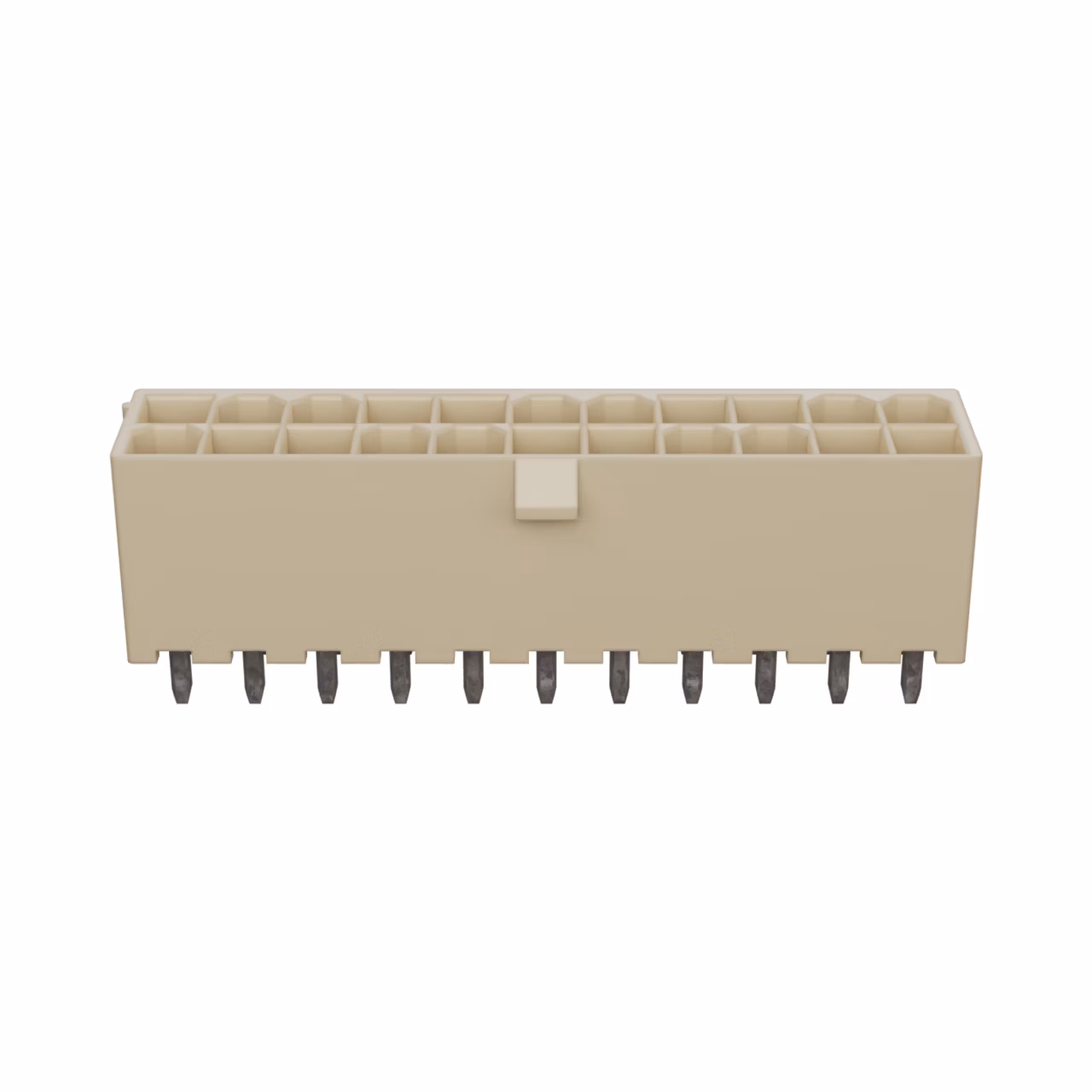 Mini-Fit HCS Header, 4.20mm Pitch, Dual Row, Vertical, without Snap-in Plastic Peg PCB Lock, 22 Circuits, Nylon 6/6 94V-0, Gold (Au) Plating, without Drain Holes for sale
