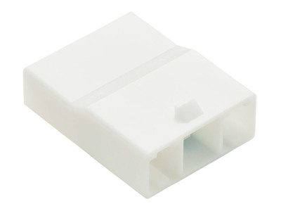 VersaBlade Hybrid Plug Housing, 4 Circuits, Positive Lock, Yellow, Glow-Wire Capable