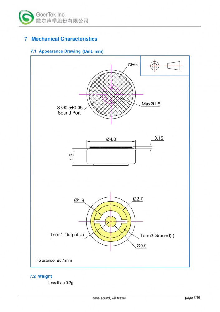 B4013AM-087 specification page 7