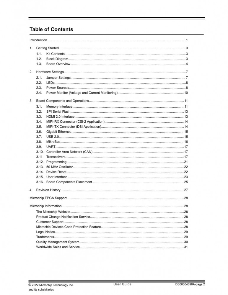 MPFS250-VIDEO-KIT document page 2