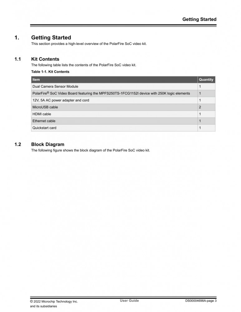 MPFS250-VIDEO-KIT document page 3