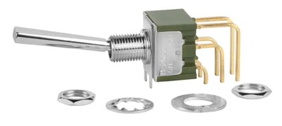Angle PC Mount Miniature Toggle