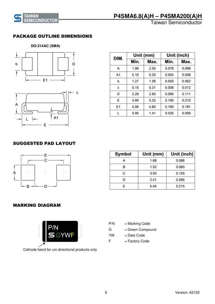 P4SMA120H datasheet page 6