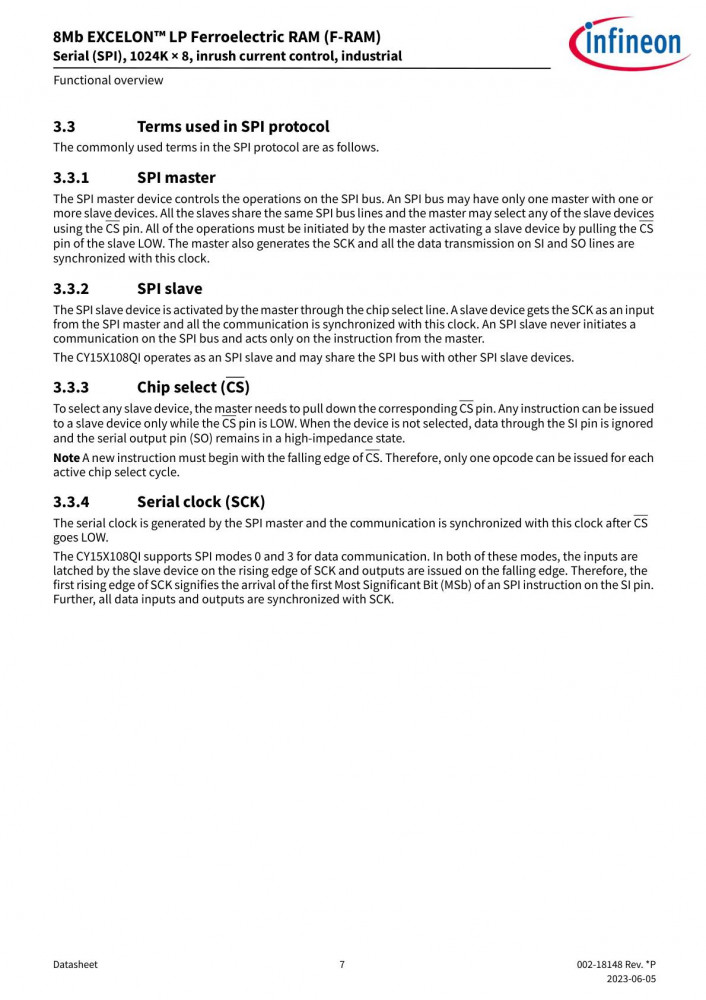 CY15B108QI datasheet page 7