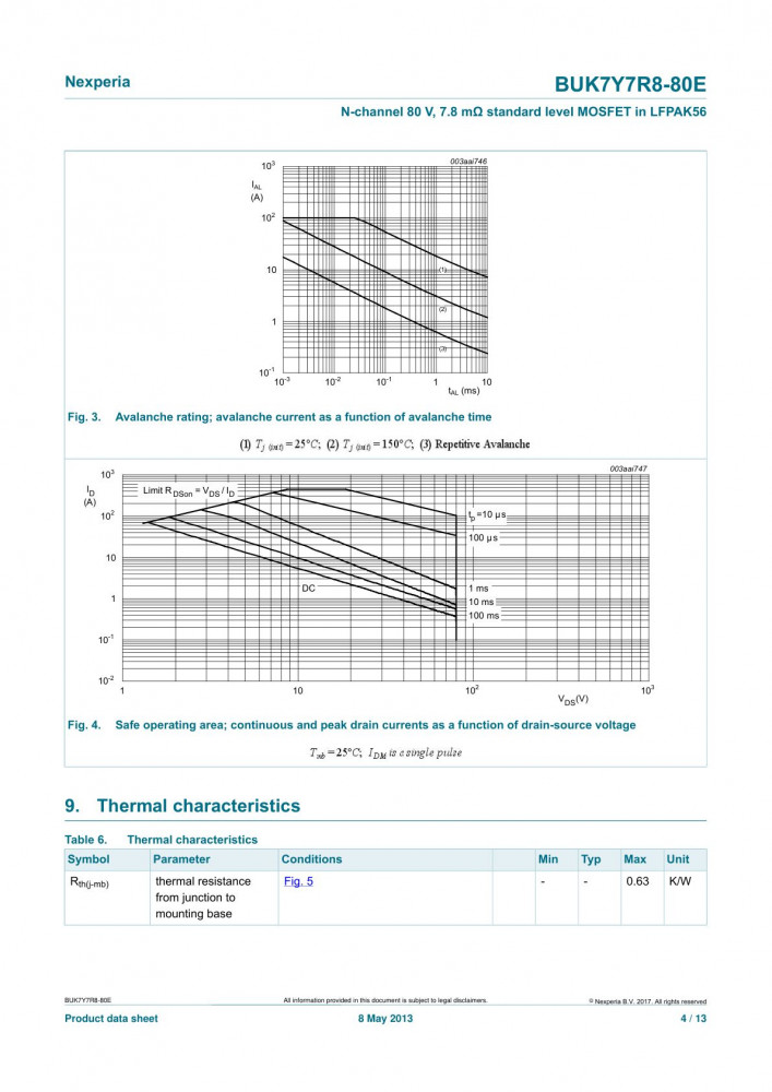 BUK7Y7R8-80EX datasheet page 4