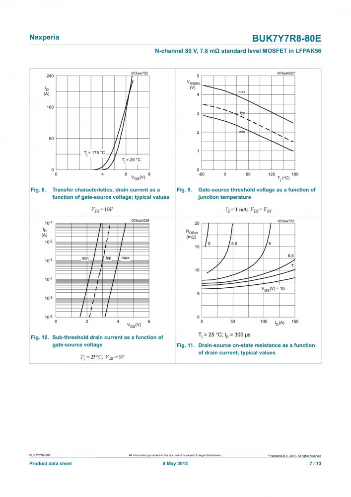 BUK7Y7R8-80EX datasheet page 7