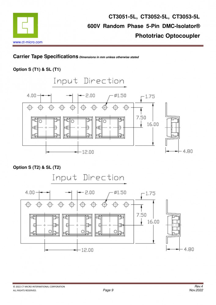 CT3051-5L datasheet page 9