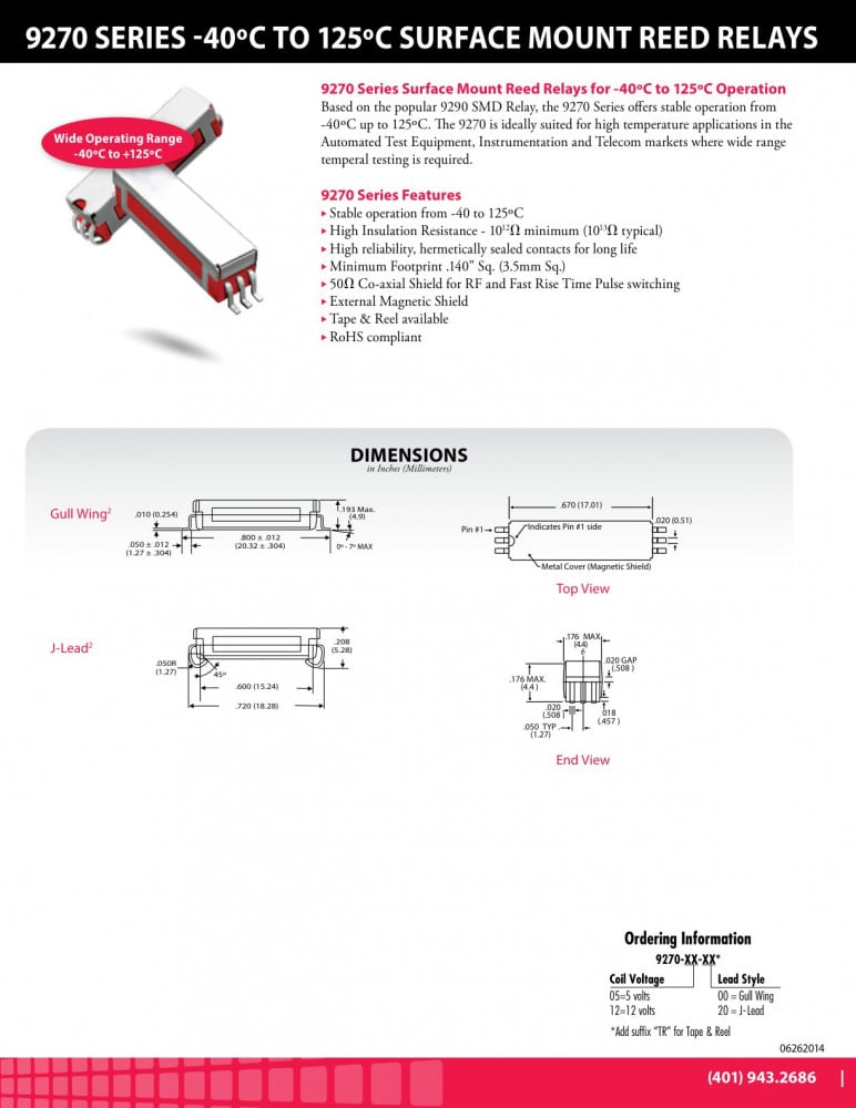 COTO 9270 series technical document page 1