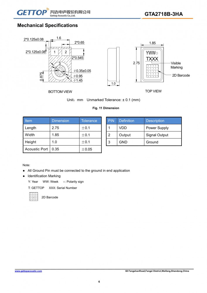 GTA2718B-3HA datasheet page 6