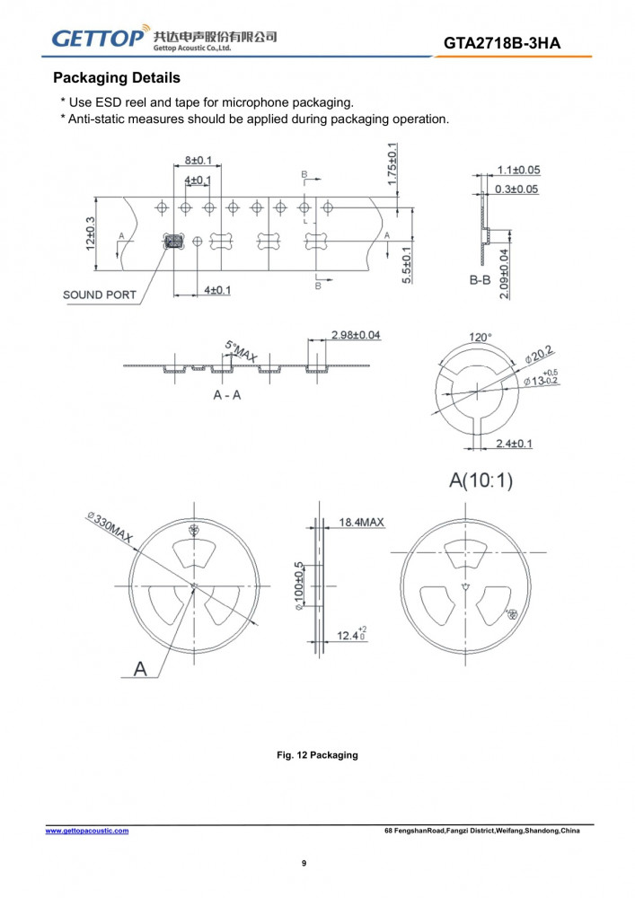 GTA2718B-3HA datasheet page 9