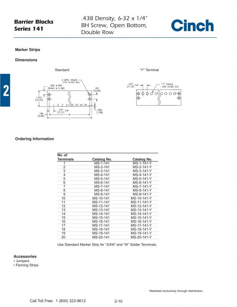 CINCH Y-142 datasheet page 10