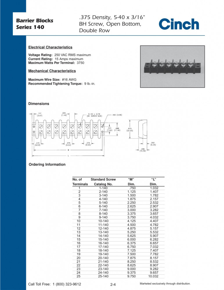 CINCH Y-142 datasheet page 5
