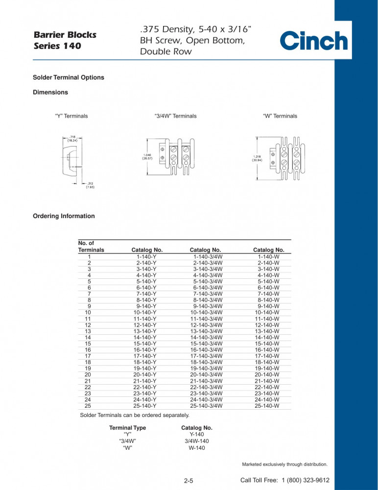 CINCH Y-142 datasheet page 6