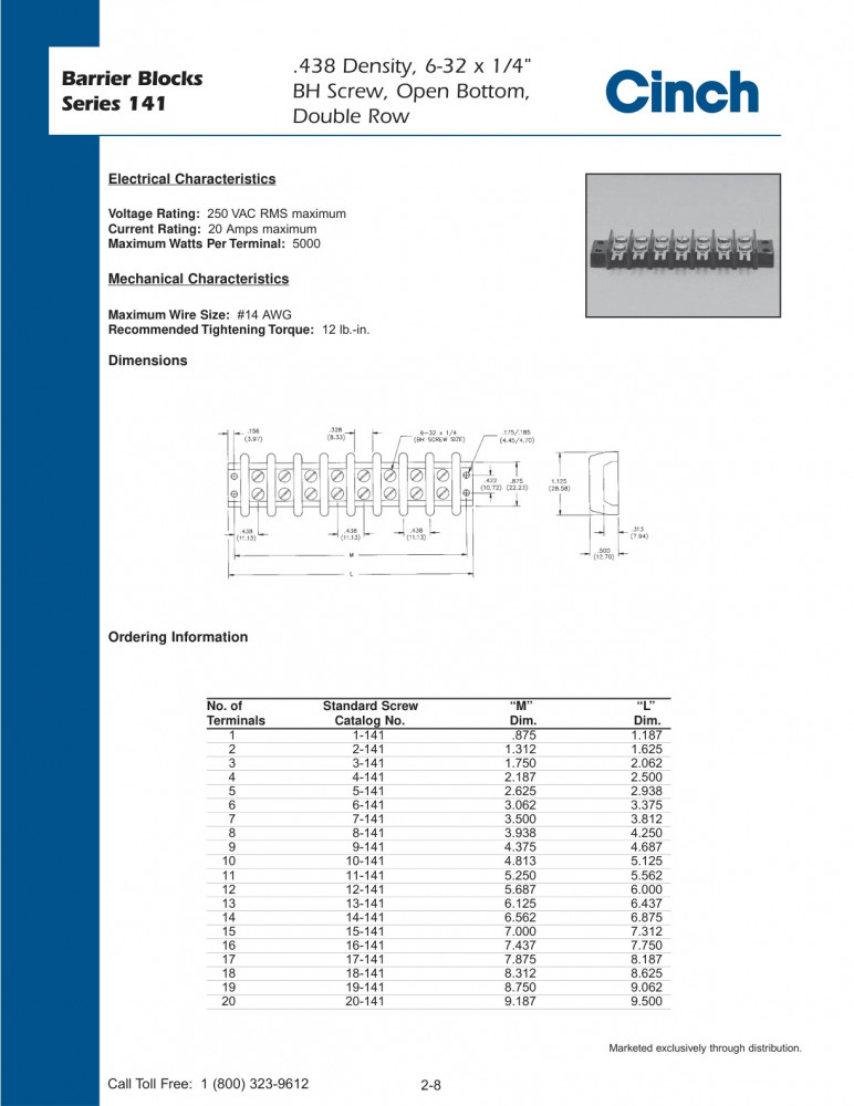 CINCH Y-142 datasheet page 8