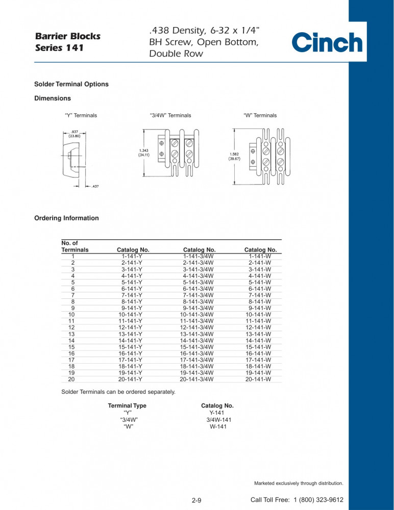 CINCH Y-142 datasheet page 9