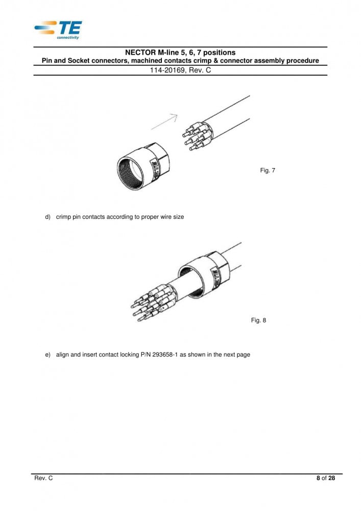 NECTOR M-line technical document page 8