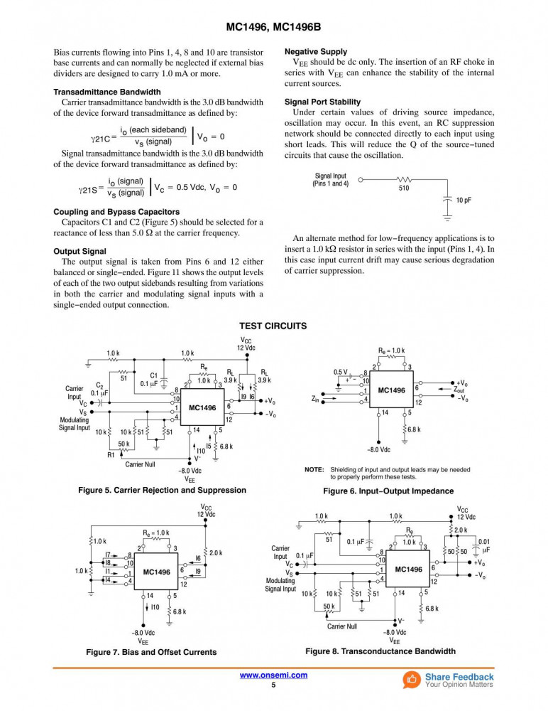 MC1496B datasheet page 5