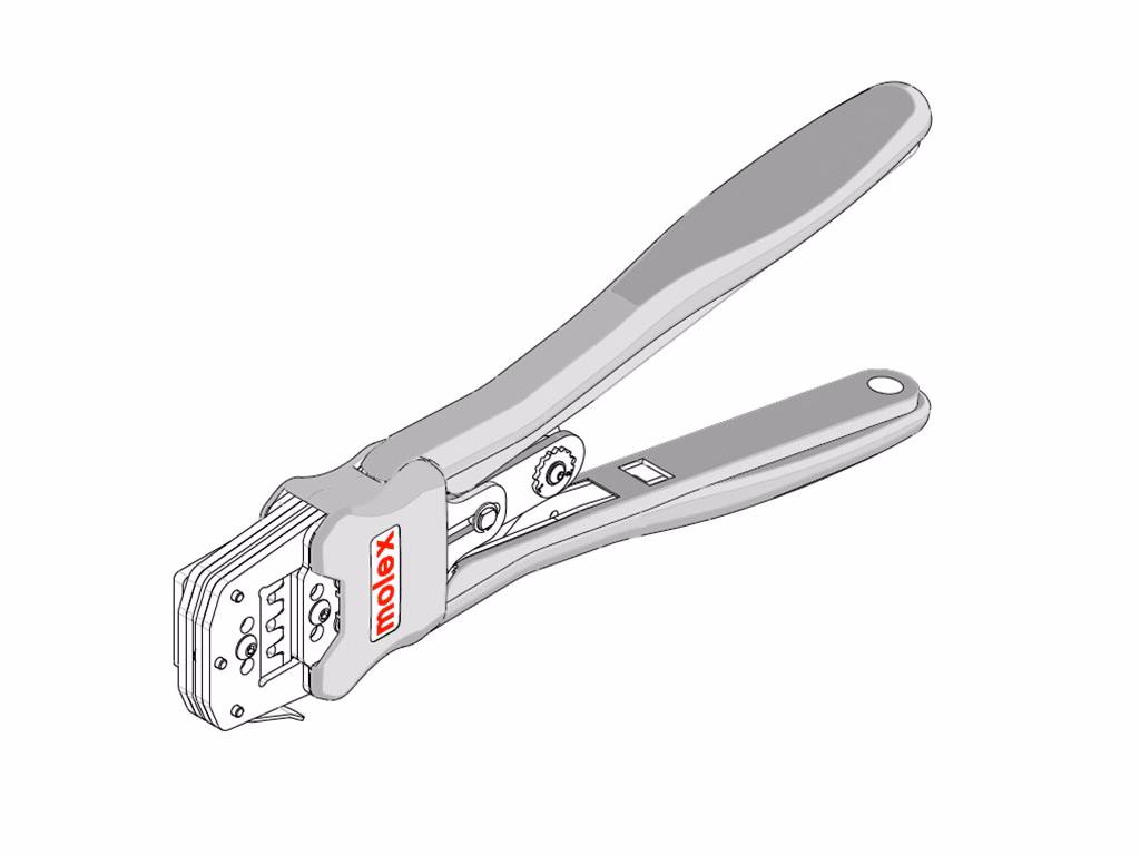 Hand Crimp Tool for Quick Disconnect Female Crimp Terminals for 1.00-2.50mm² Wire