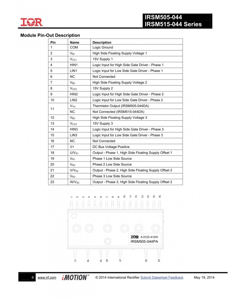 IRSM515-044DA datasheet page 6