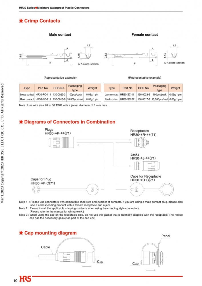 HR30 datasheet page 10