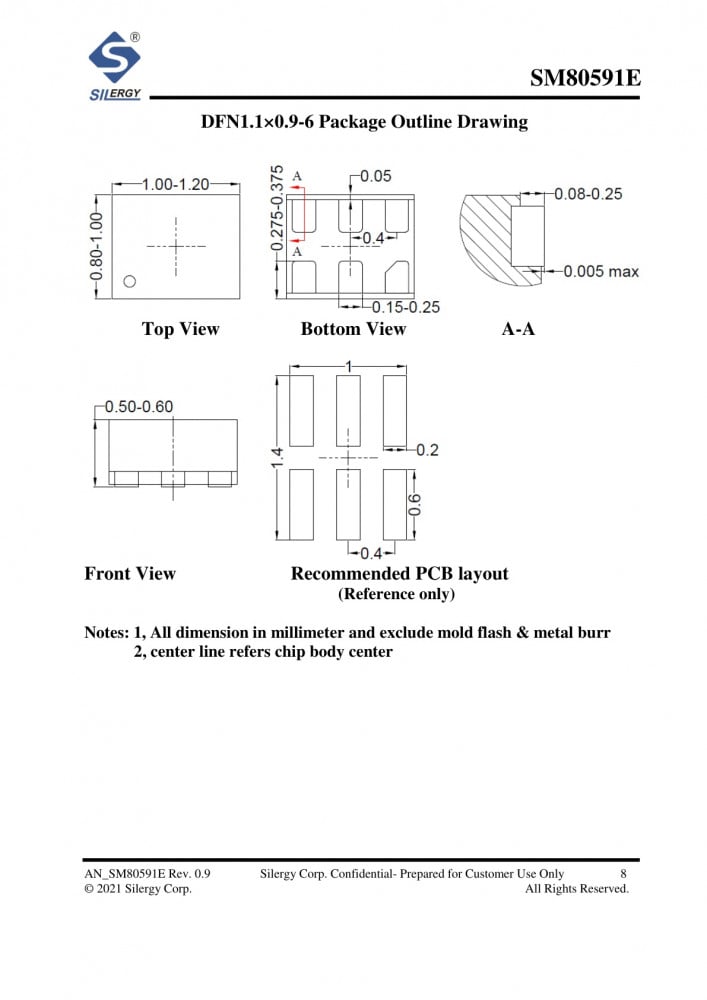 SM80591E datasheet page 8