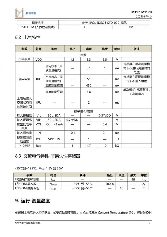 M117Z datasheet page 7