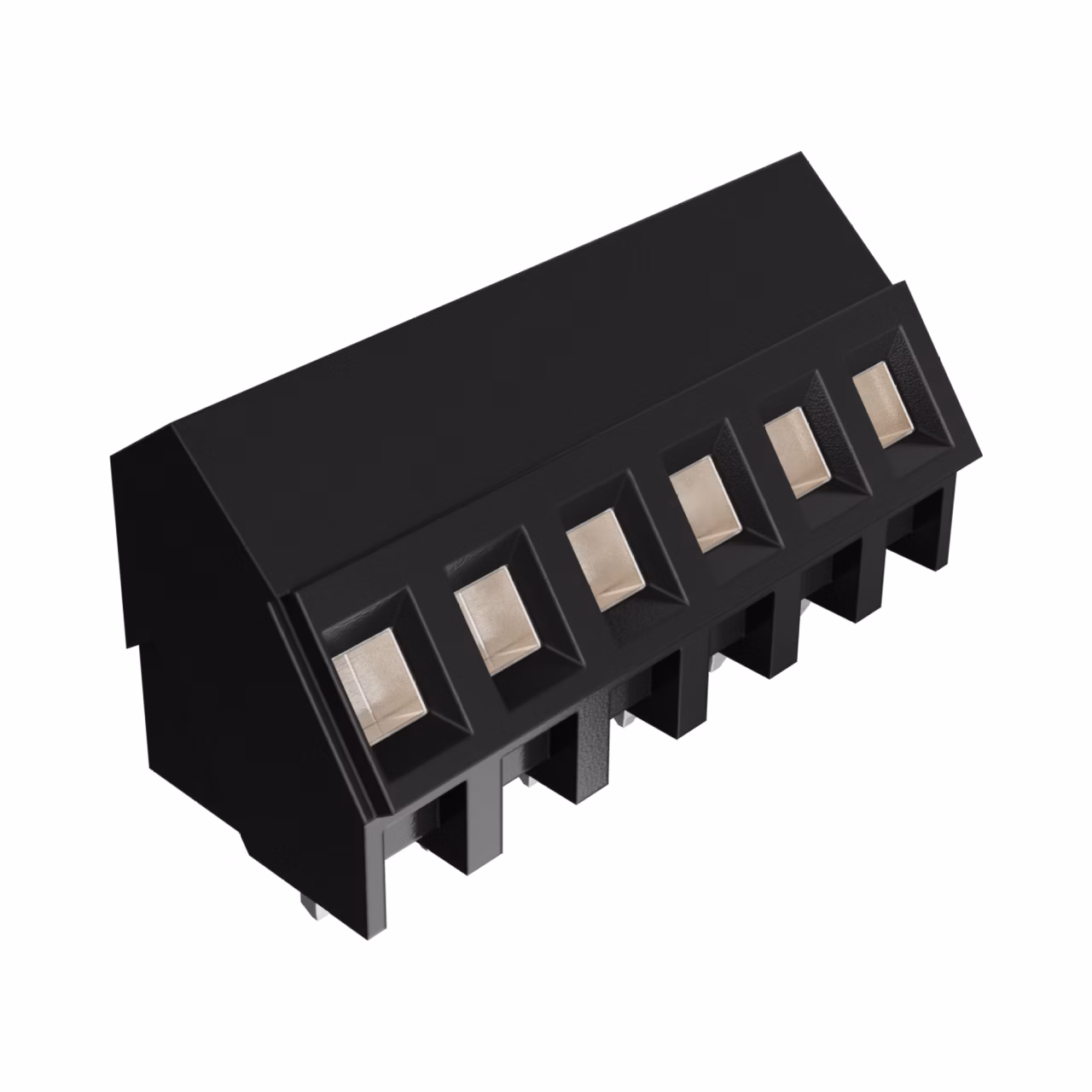 5.08mm Pitch Beau Eurostyle Low Profile, Fixed Block, 35° Wire Entry, Modular, 6 Circuits for sale