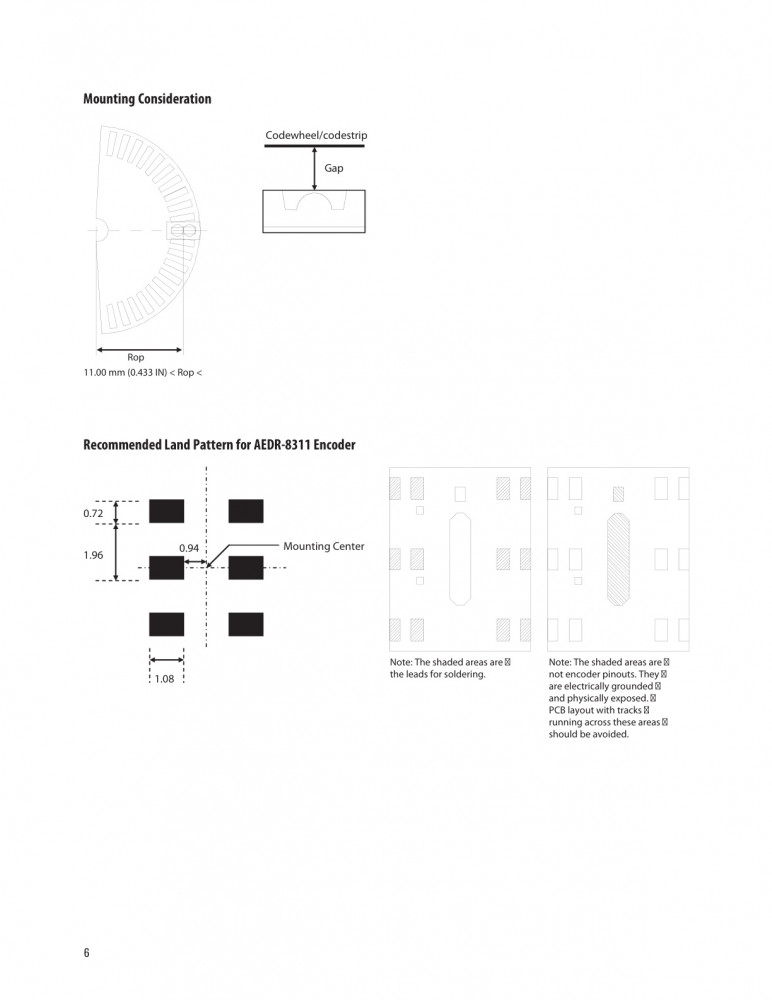 AEDR-8311 datasheet page 6