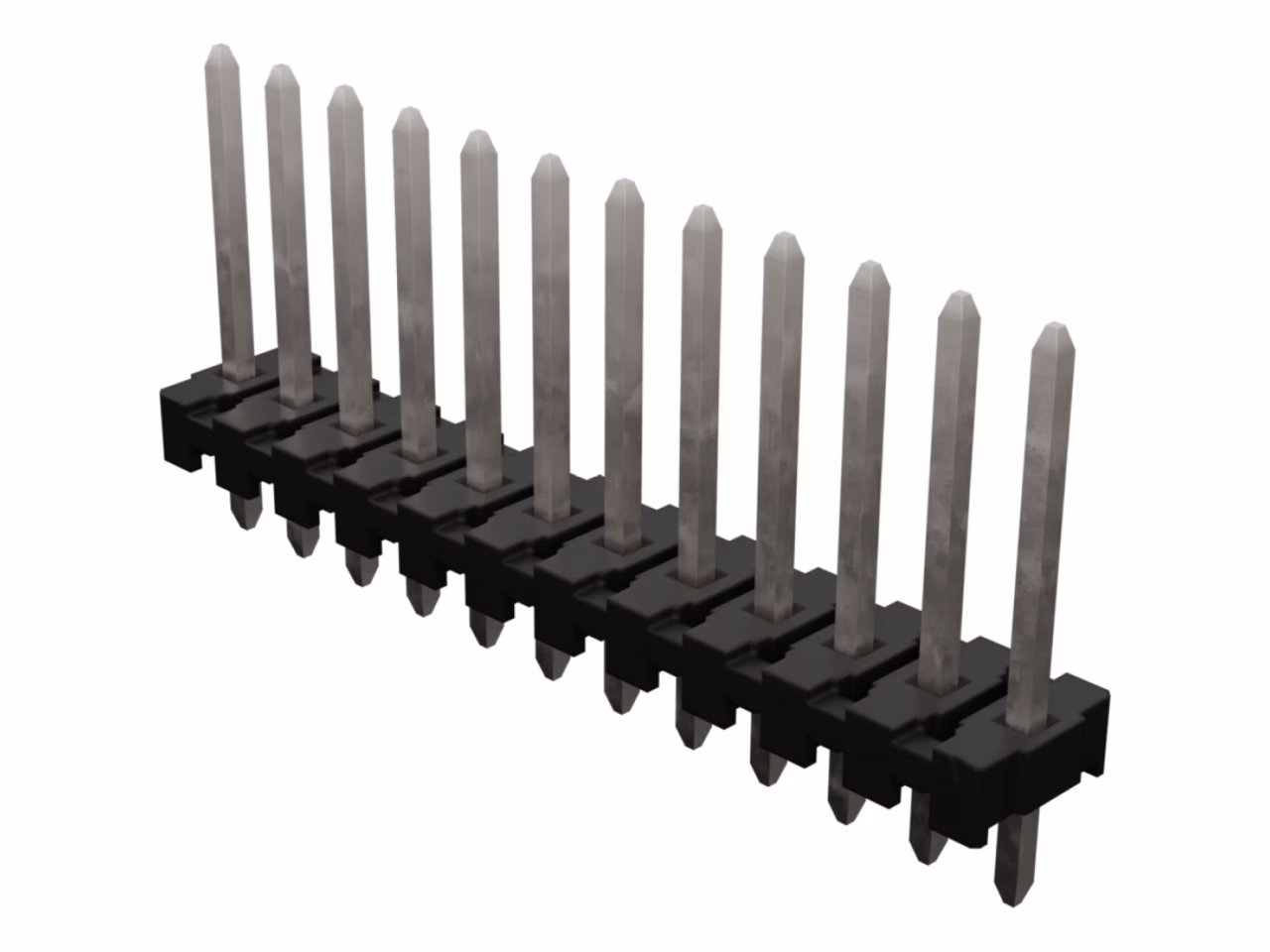 KK 396 Breakaway Header, Vertical, 12 Circuits, Matte Tin (Sn) Plating, Pin Length 22.71mm (.894